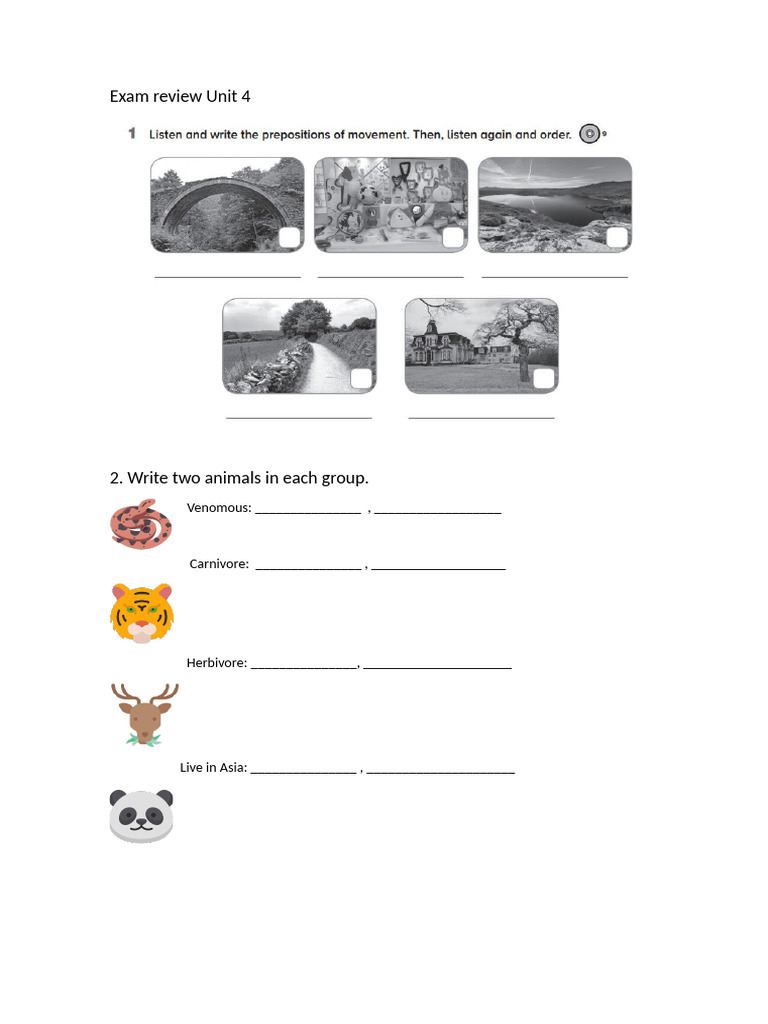 Exam Review Unit 4 | PDF