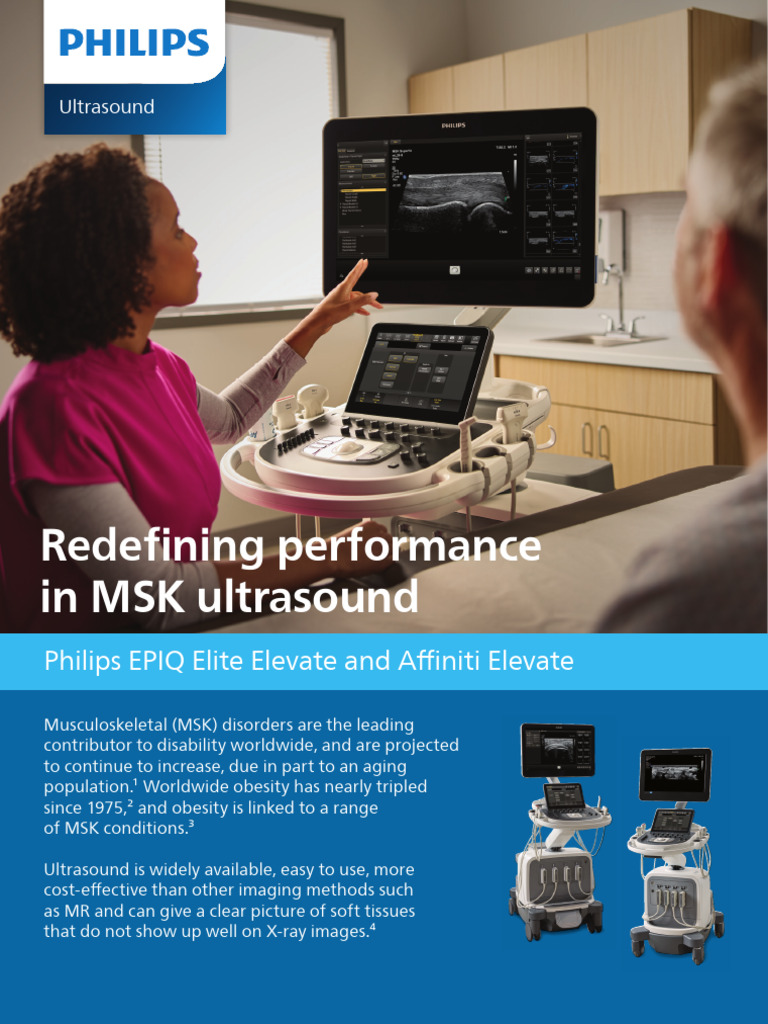 Epiq Affiniti Elevate MSK | PDF | Medical Ultrasound | Medical Imaging