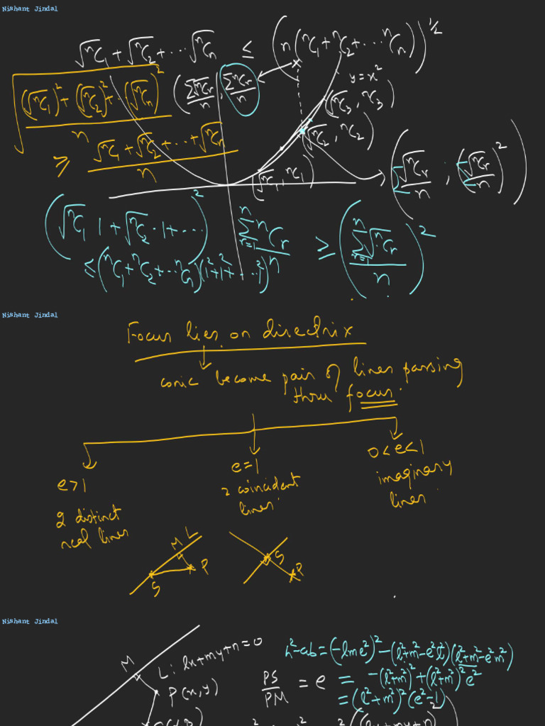 Parabola - L-02 (Class Notes) NJ - 247 | PDF