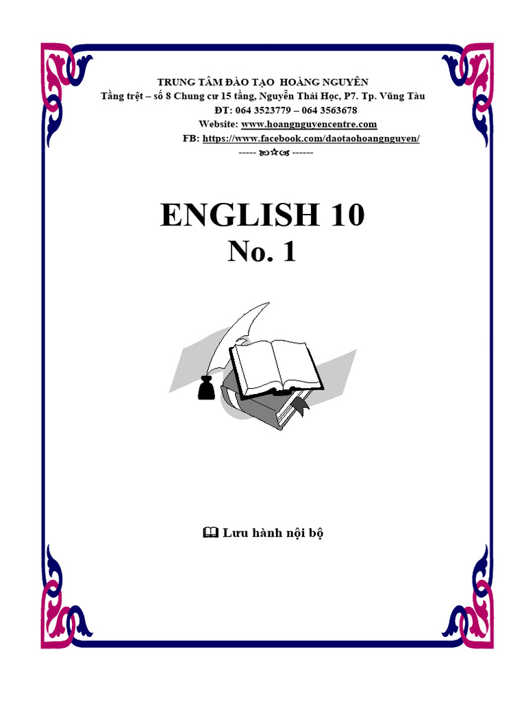 Tieng Anh 10 Hki 2023-2024 | PDF