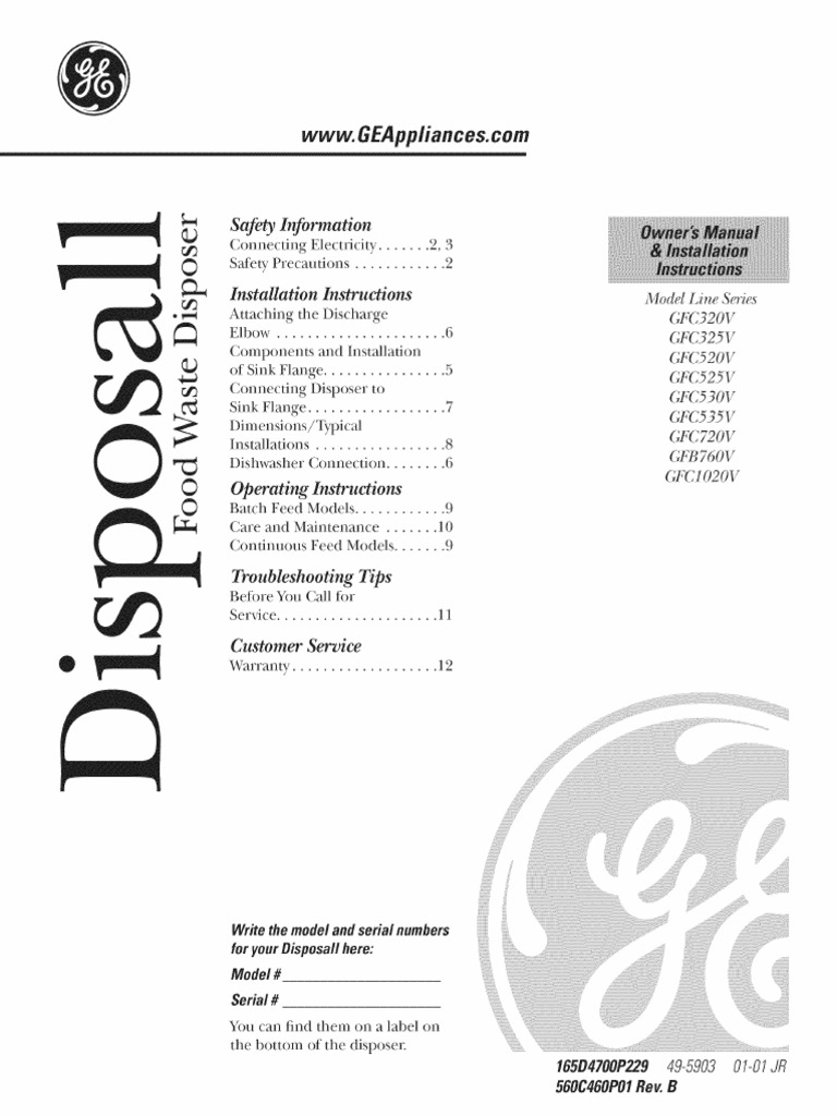GE Disposal | PDF