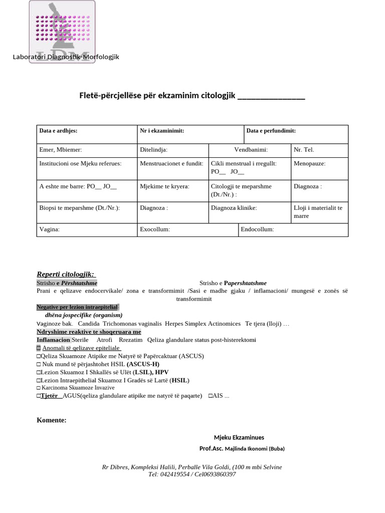 Shembull Biopsie | PDF