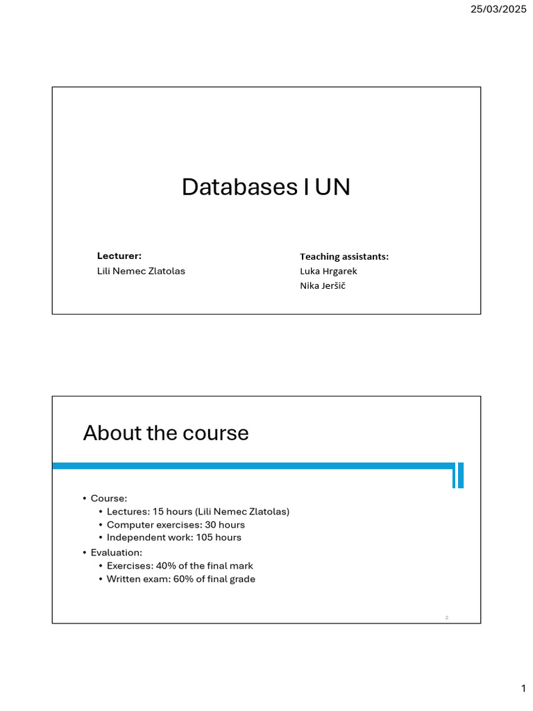 Databases I - 01 Intro and Conceptual Modeling | PDF | Databases | Conceptual Model