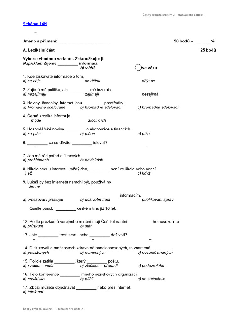 Ucitele Cesky Krok Za Krokem 2 14 (1) | PDF