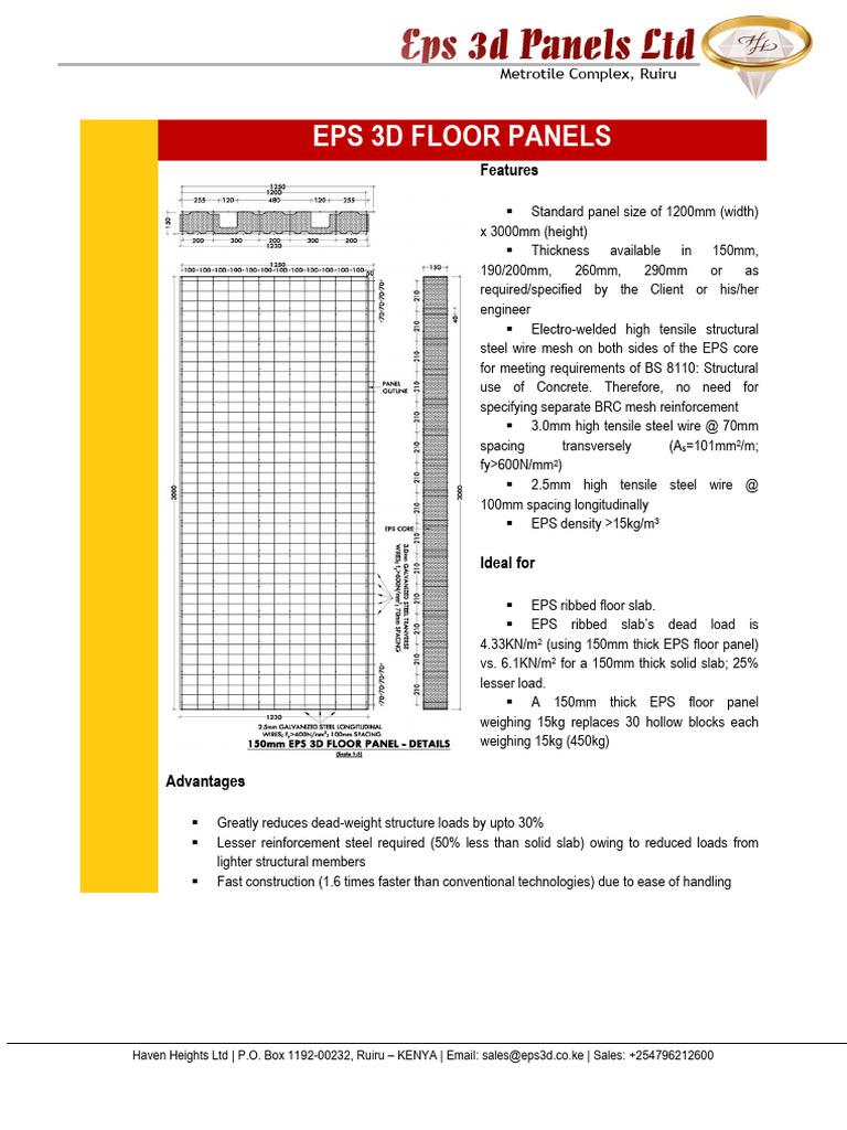 03B - Product Catalogue - 150mm Thk-3 | PDF | Building Engineering | Building Materials