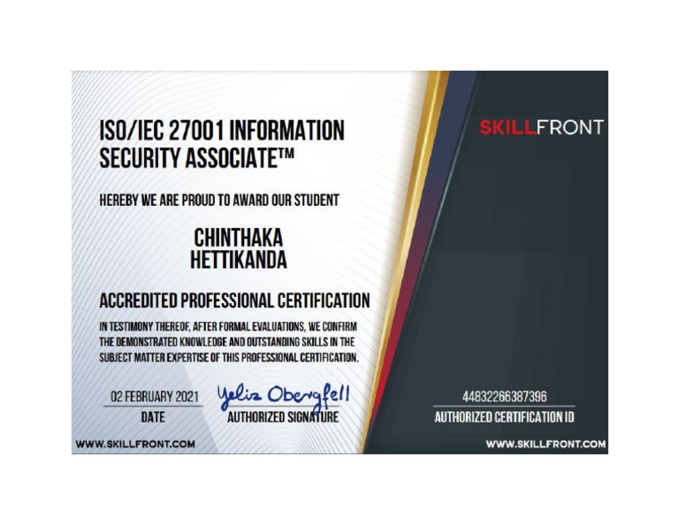 ISO 27001 - PDF | PDF