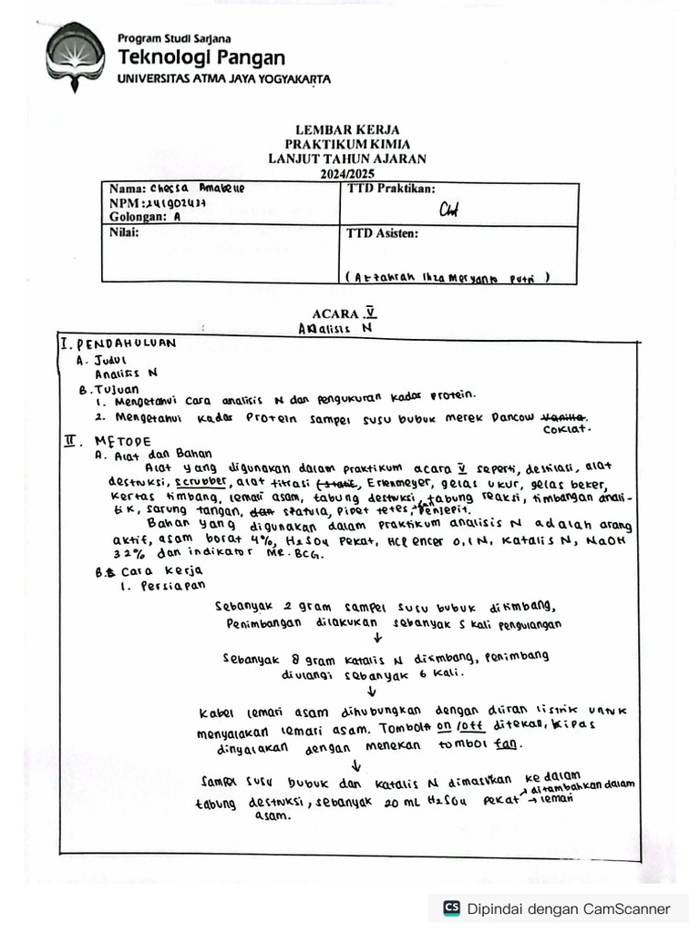 2437 - Laporan Kimia Lanjut Acara 5 | PDF