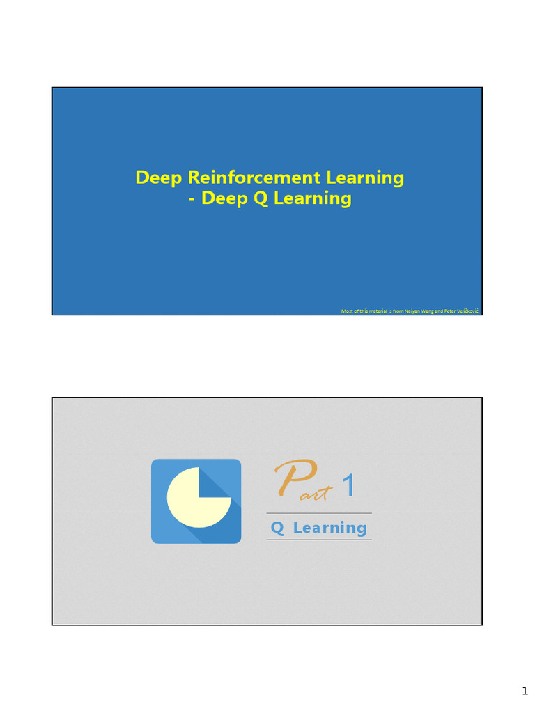 14 - Deep Reinforcement Learning | PDF