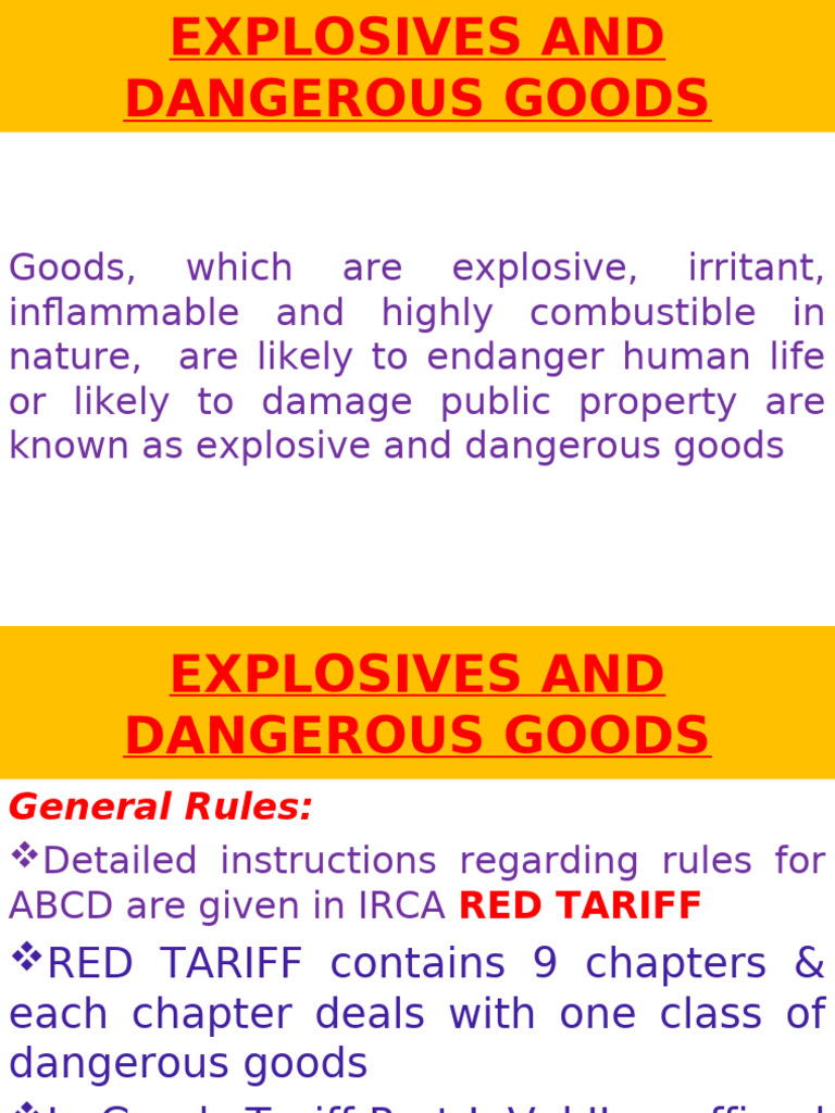 Explosives & Dangerous Goods | PDF | Dangerous Goods | Gunpowder