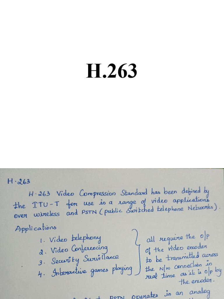 H 263 | PDF