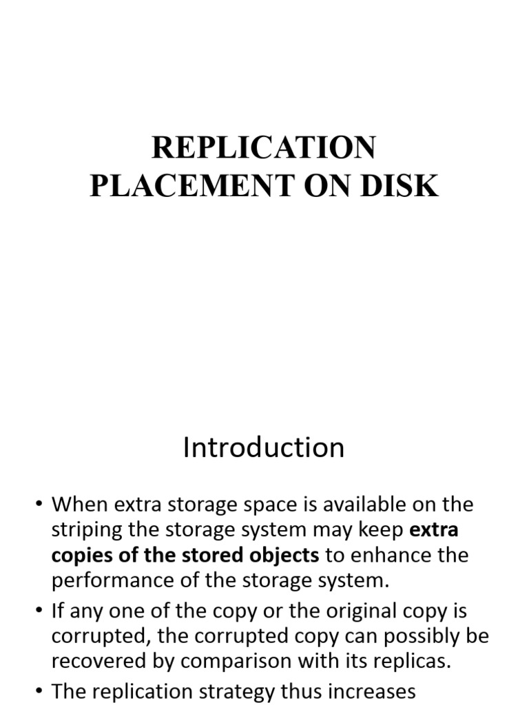 Strategies for Content Replication | PDF | Replication (Computing ...