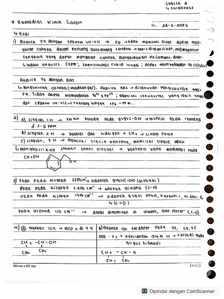 Remedial Kimia Lanjut - 2437 | PDF