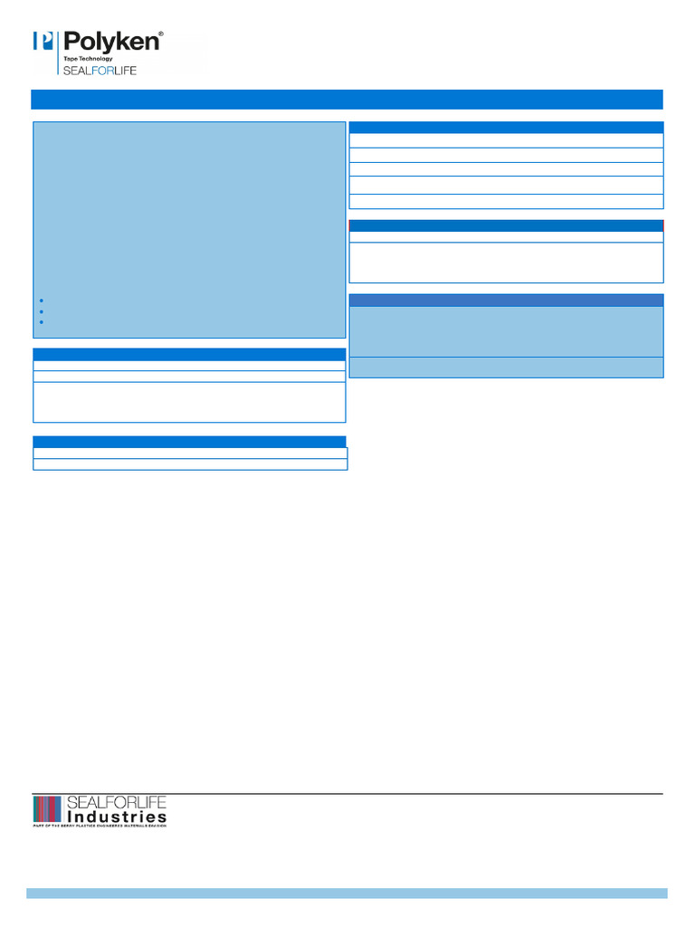 PDS Polyken 939 HT V3 Apr17 Aarps 0555 | PDF | Building Engineering ...