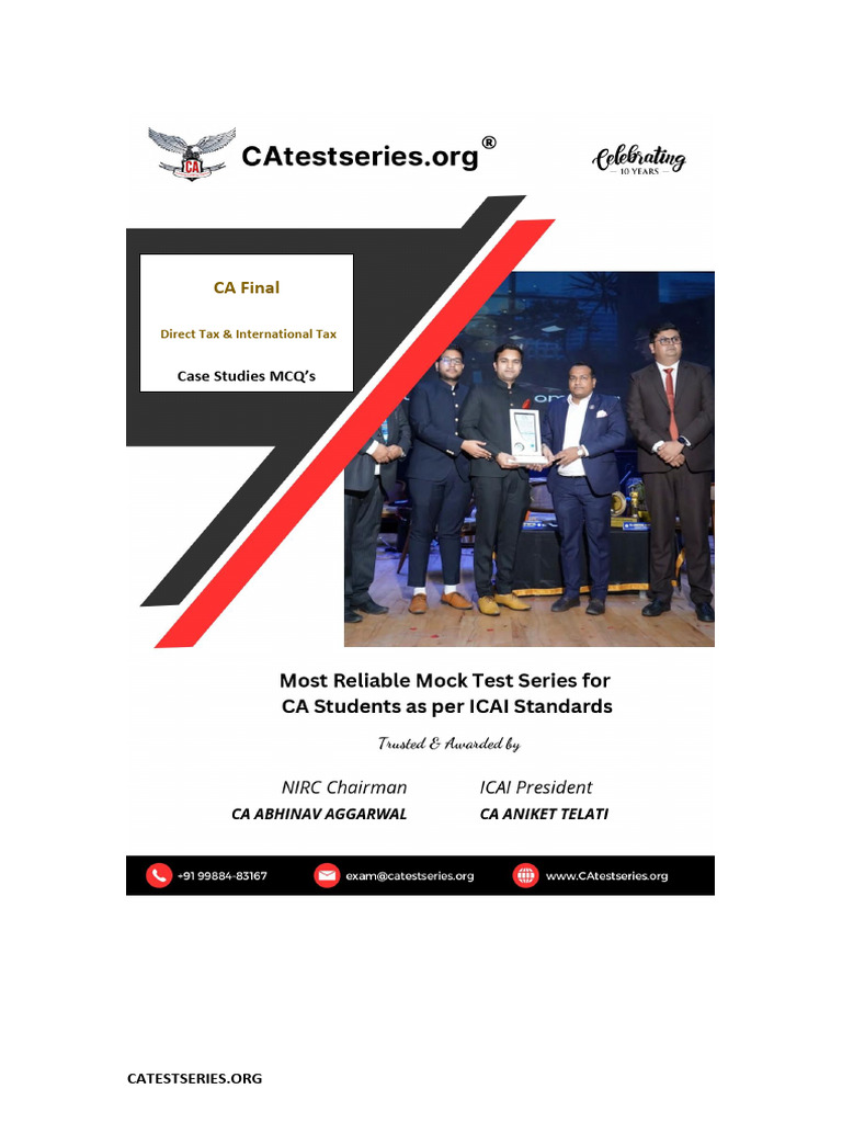 CASE STUDY DT (1) | PDF | Taxes | Tax Deduction