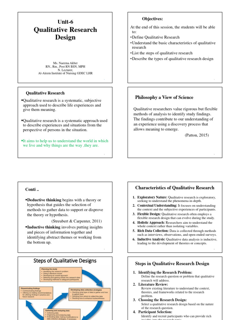 Lec._6_intro_to_Qualitative_Research | PDF | Qualitative Research ...