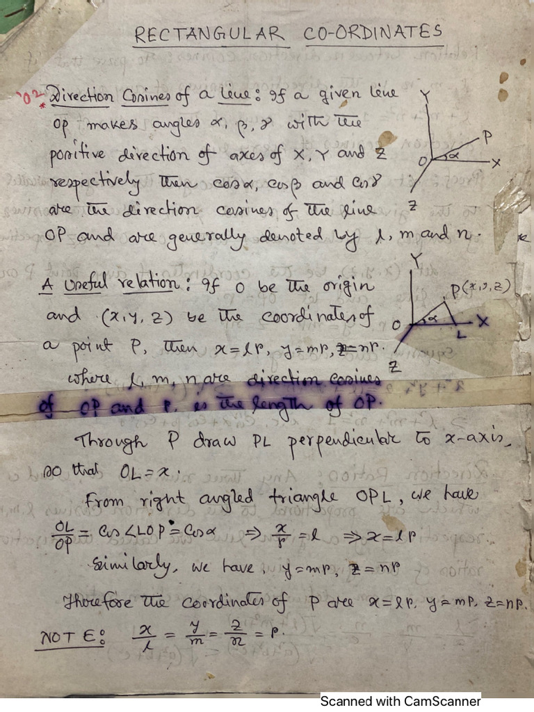 Rectangular Coordinates Pdf