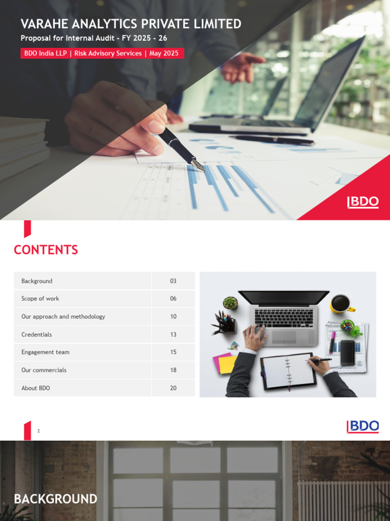 Internal Audit Proposal for Varahe Analytics | PDF | Analytics | Audit
