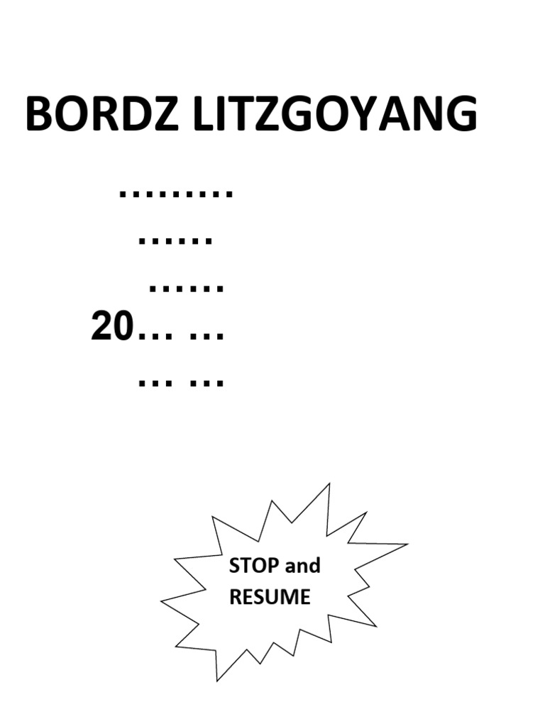 Bordz Litzgoyang | PDF