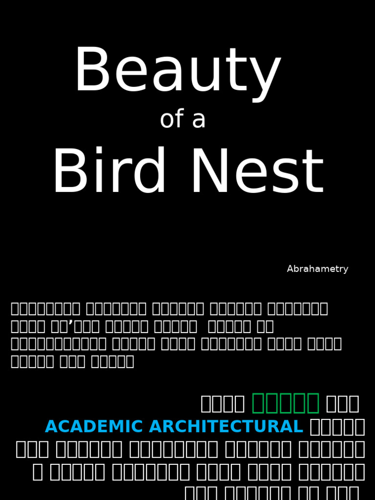 Bird Nest | PDF