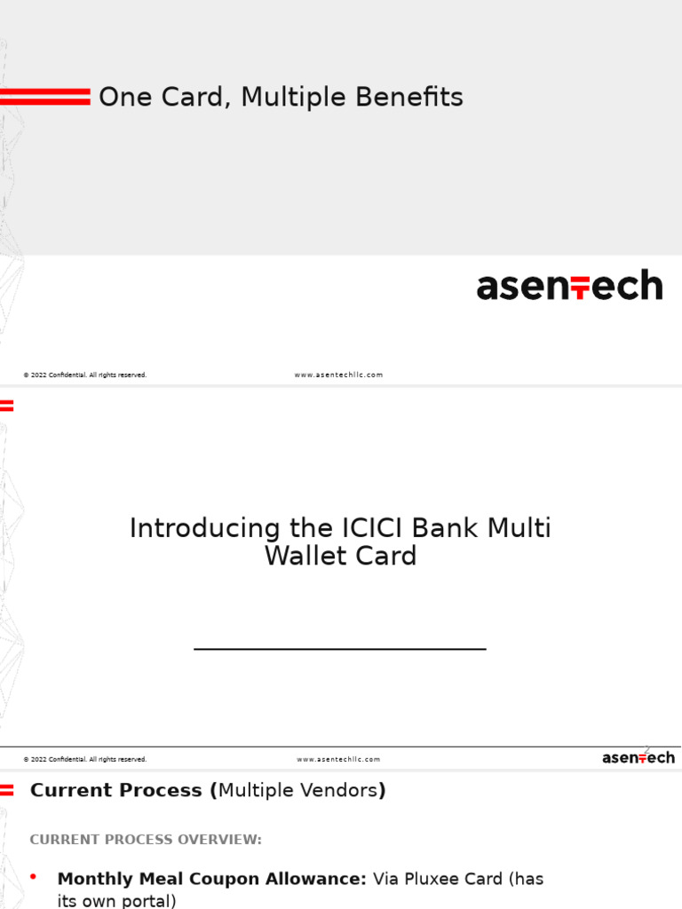 Benefits of ICICI Multi Wallet Card | PDF | Business
