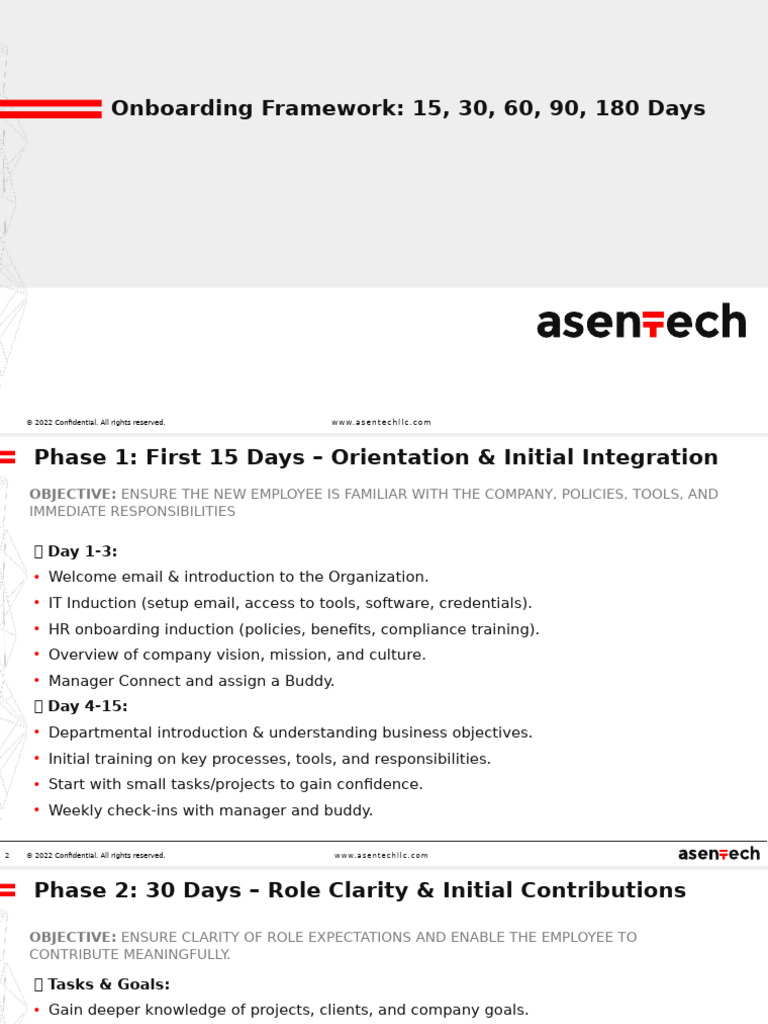 New Onboarding Framework | PDF | Performance Appraisal | Mentorship