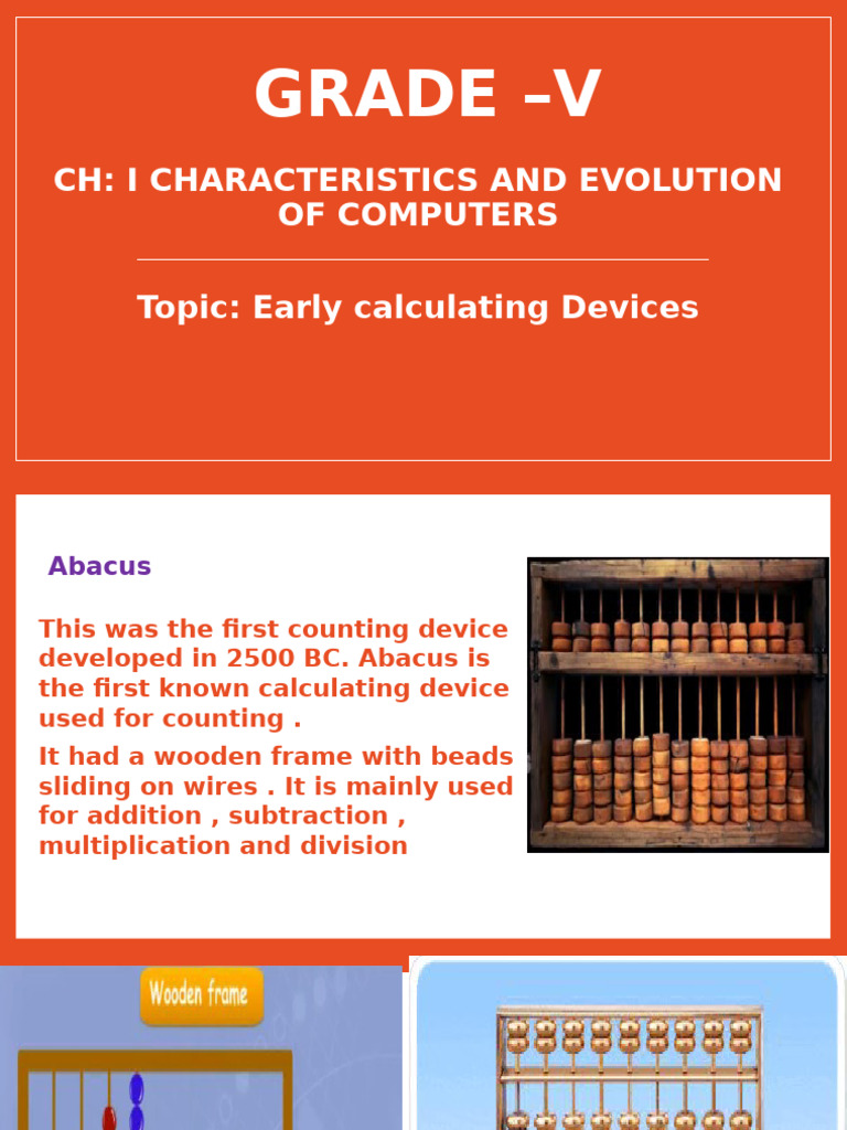 Early Calculating Devices Overview | PDF