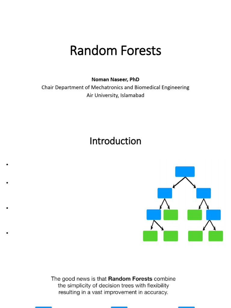 7 - Noman - Naseer - Random Forests | PDF