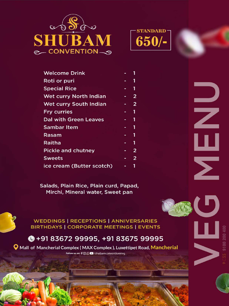 Shubam Menu | PDF