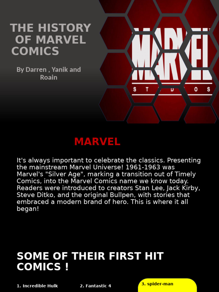 History of Marvel Comics | PDF | Spider Man | American Comics