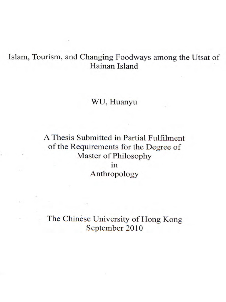 Utsat Foodways and Tourism Impact | PDF | Traditions | Anthropology