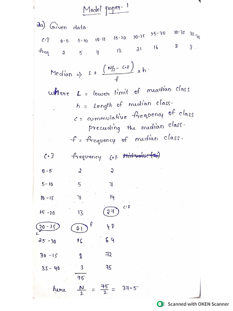 P&s Model Paper | PDF