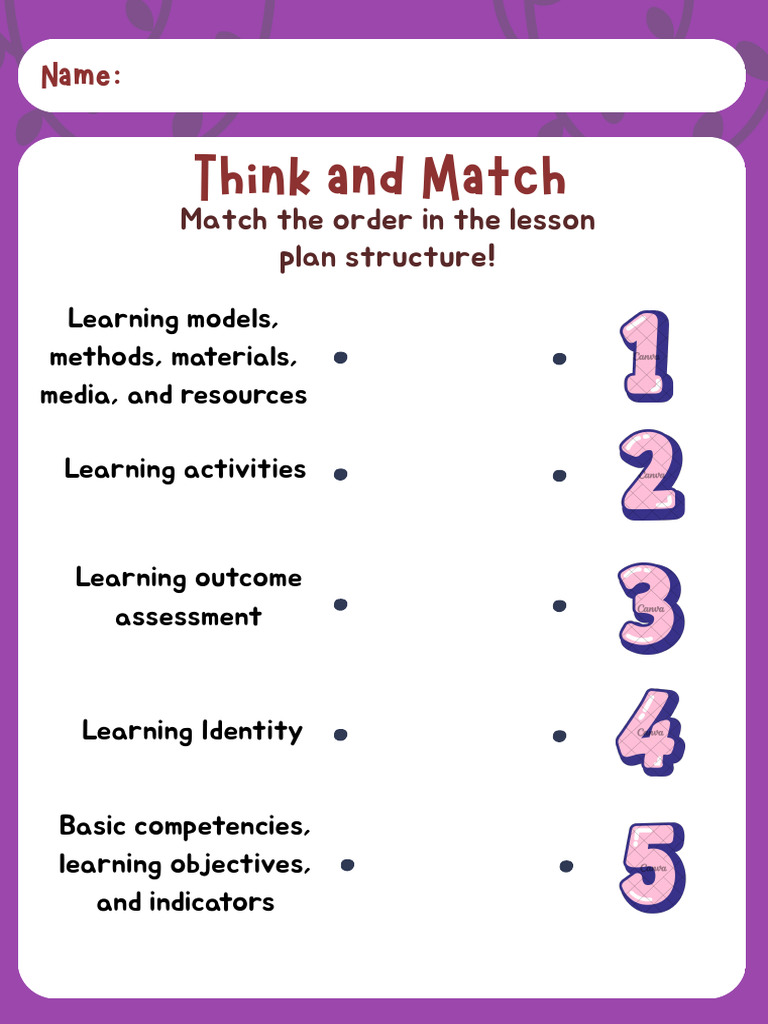 RPP Task Sheet | PDF