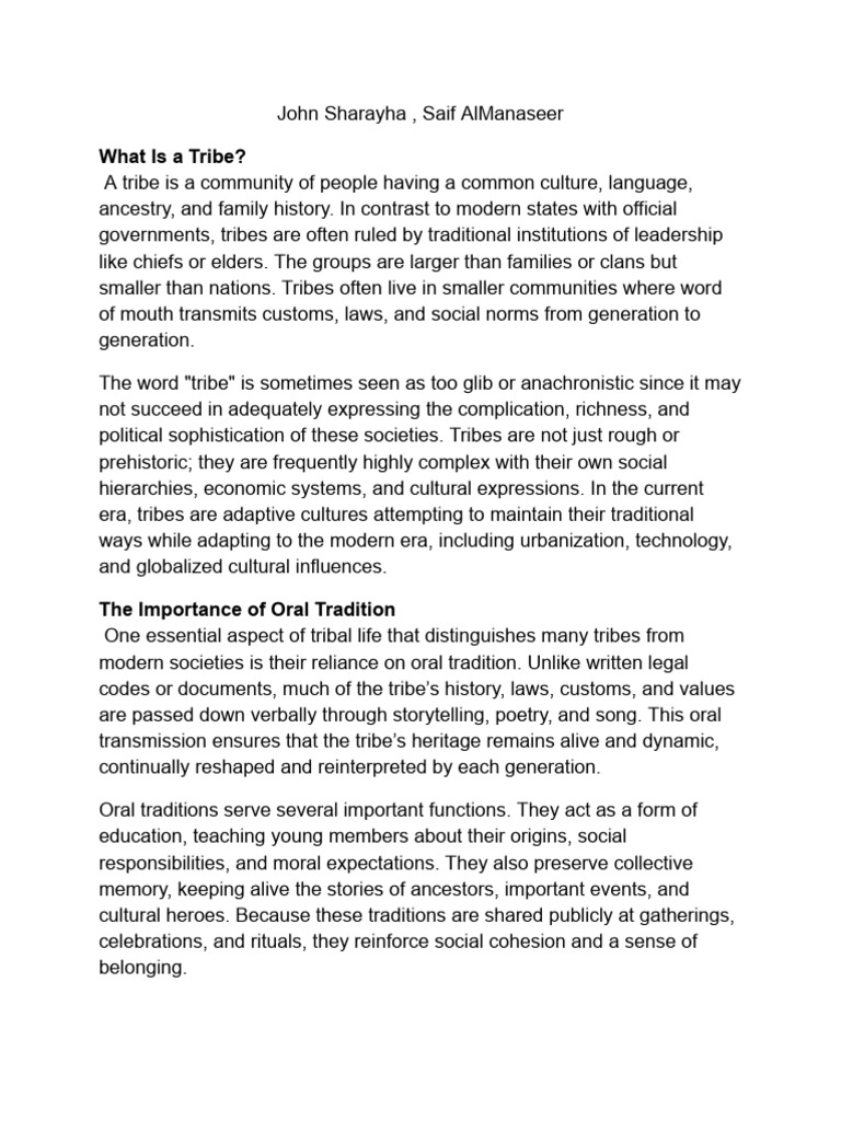 Tribes in Jordan | PDF | Jordan | Oral Tradition