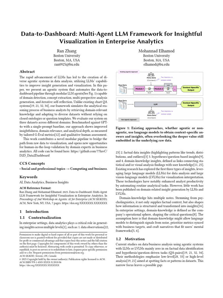 Multi-Agent LLM for Data Visualization | PDF | Data Analysis | Data