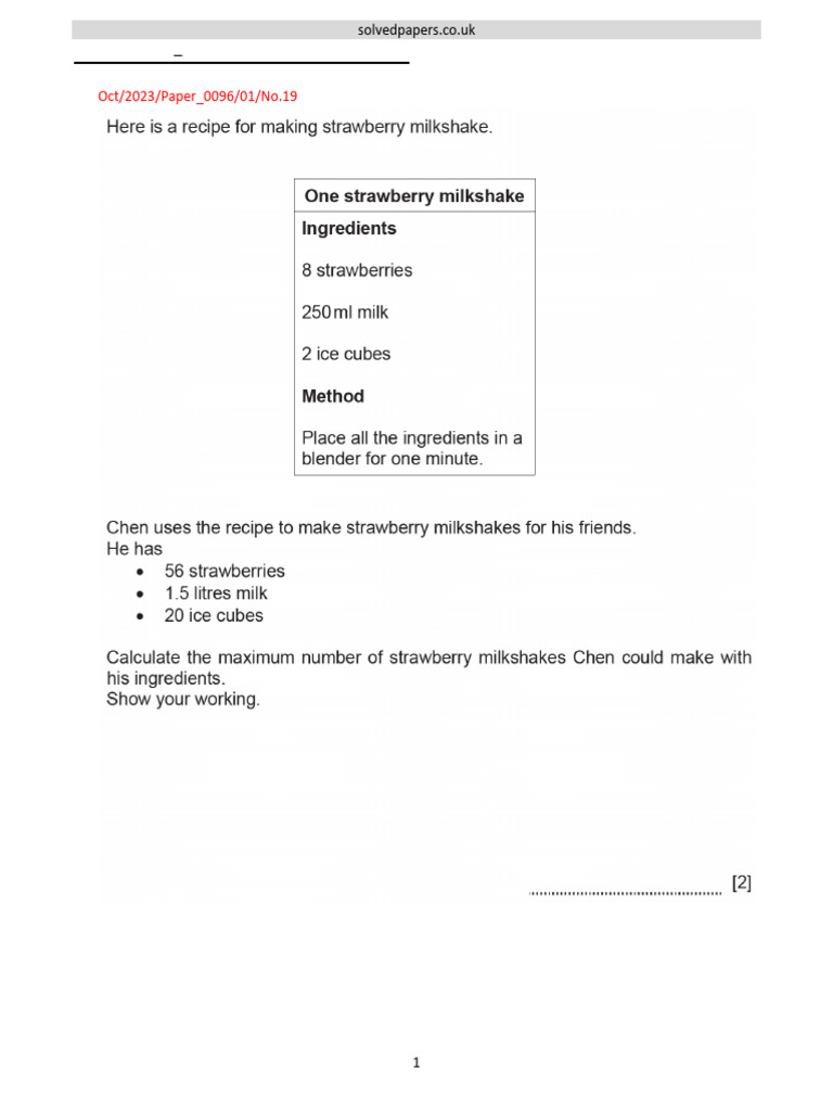 2023-Measurement-Checkpoint Primary Math | PDF