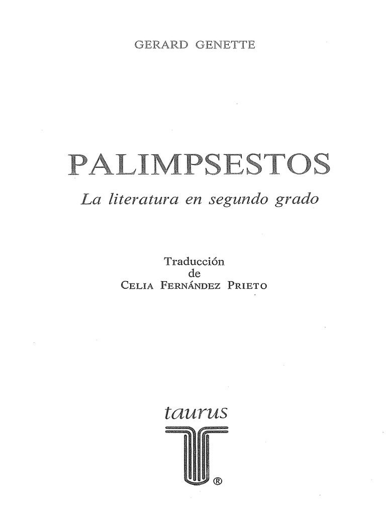 Transtextualidad y paratextualidad literaria | PDF | Parodia | Aristóteles