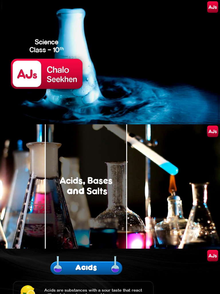 Acids, Bases, and Salts Overview | PDF | Acid | Ph