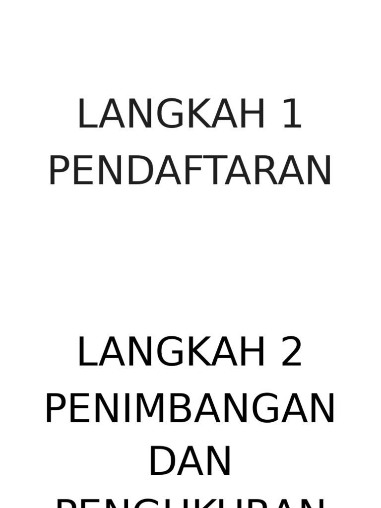 Langkah 1 | PDF
