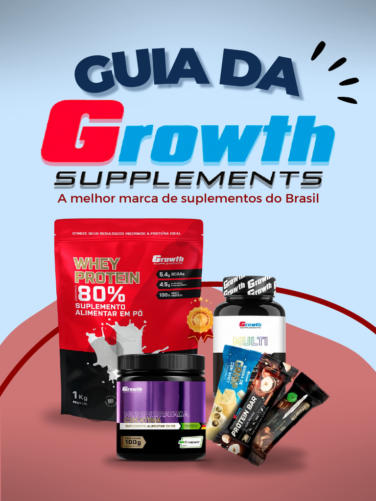 Guia Completo sobre Suplementos Growth | PDF | Leite | Chocolate