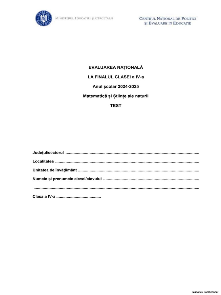 Model Subiecte | PDF