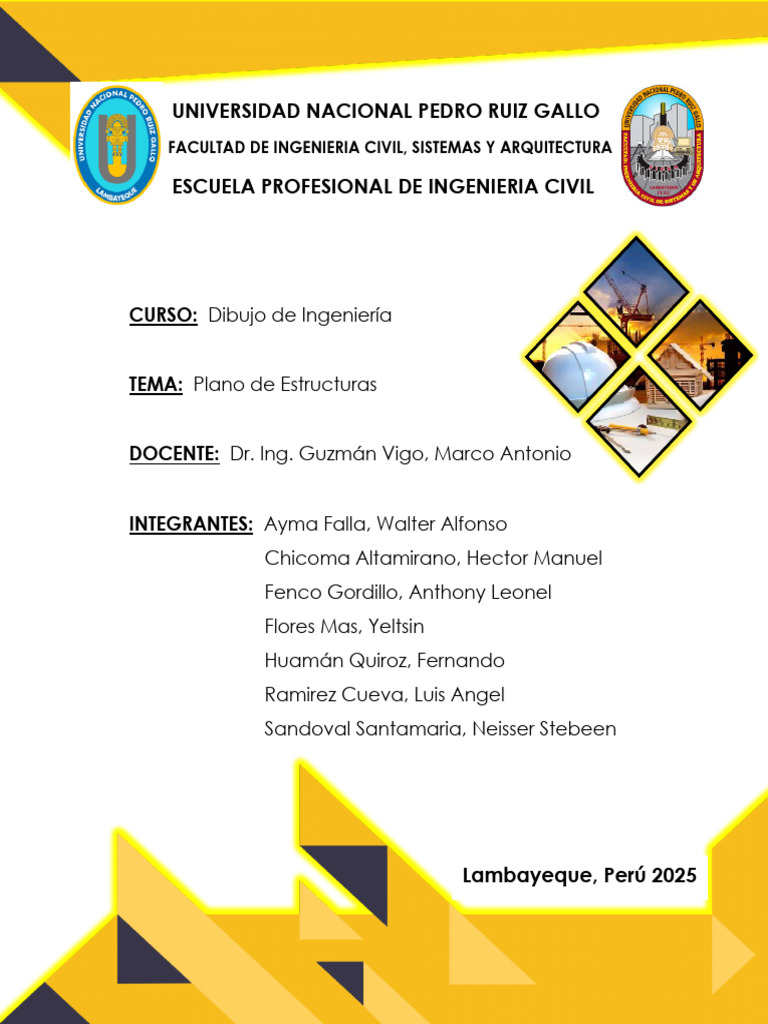 Informe Plano de Estructuras - Final | PDF | Fundación (Ingeniería) | Hormigón