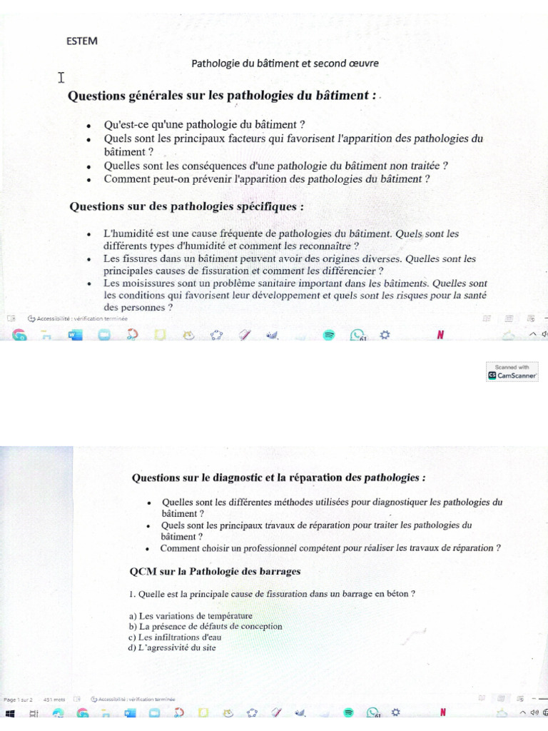 QST Generale Patho | PDF