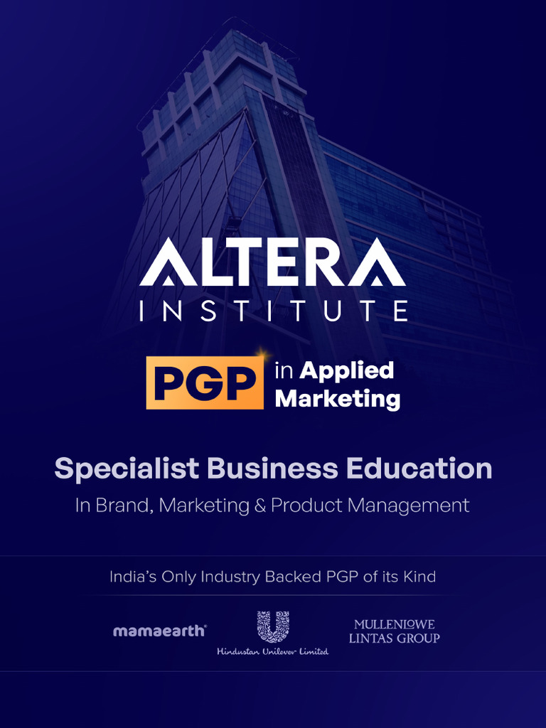 Altera PGP Prospectus | PDF