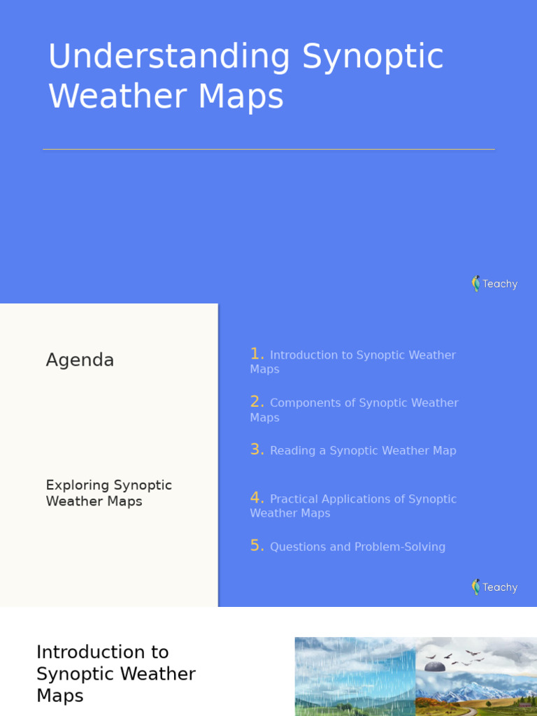 Slide - Understanding Synoptic Weather Maps | PDF | Weather | Meteorology