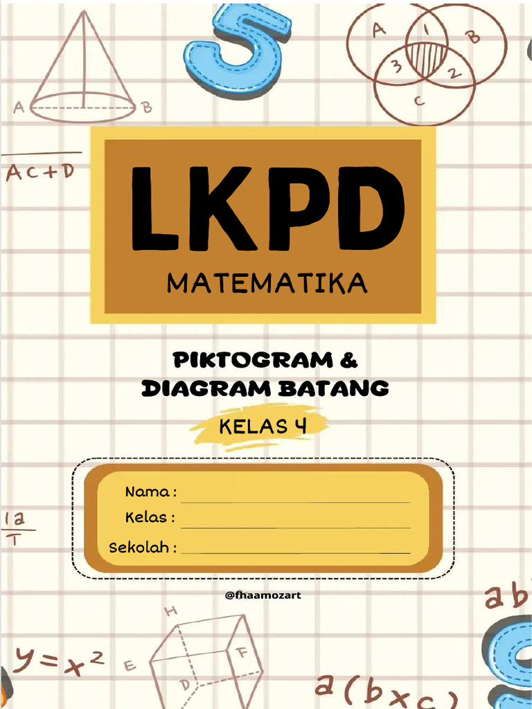 PDF LKPD MTK 4 Piktogram Ampamp Diagram Batang - Compress | PDF