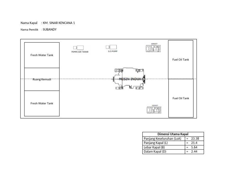 Contoh Engine Room Layout[1] | PDF