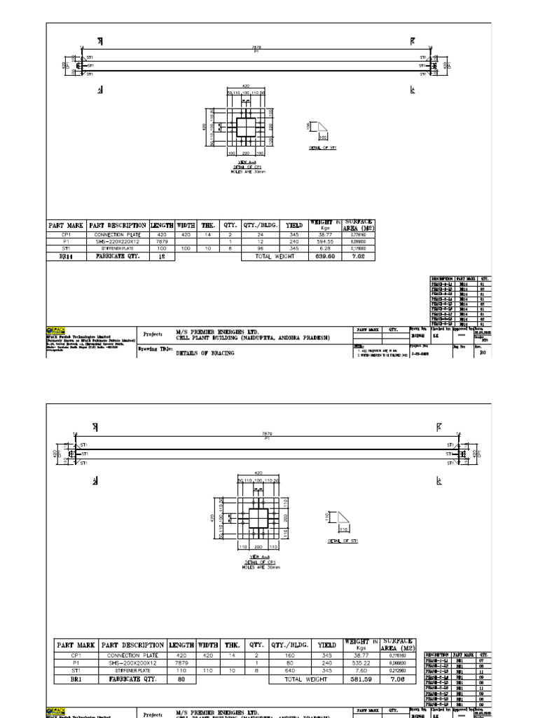 J-25-5198-PH-1 To 3 & Lot-1 To 9-Built Up Pipe | PDF