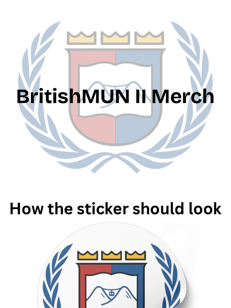 BritishMUN II - Merch | PDF