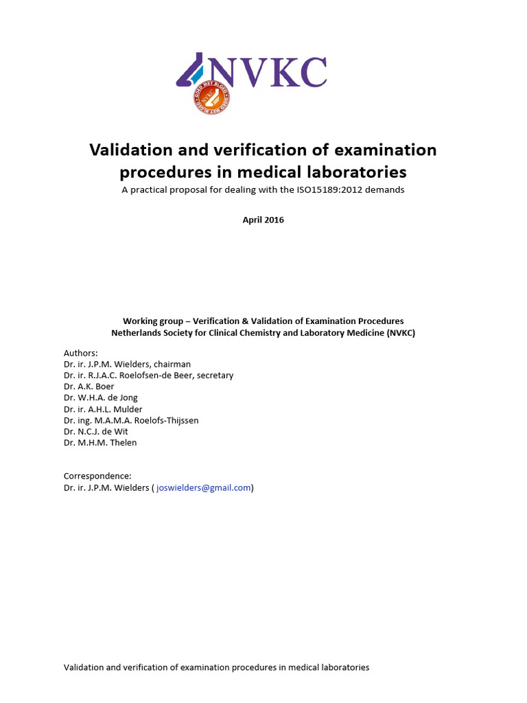 Verification and Validation - Dutch NS - نسخة | PDF | Accuracy And ...