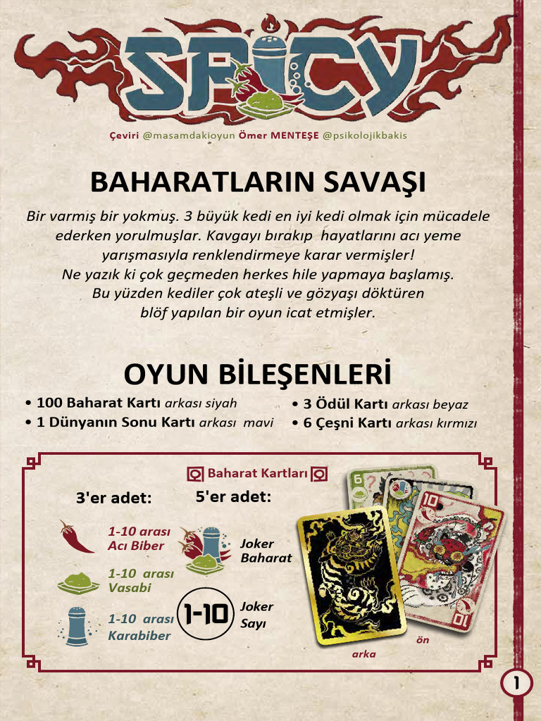 Spicy Rules TR | PDF